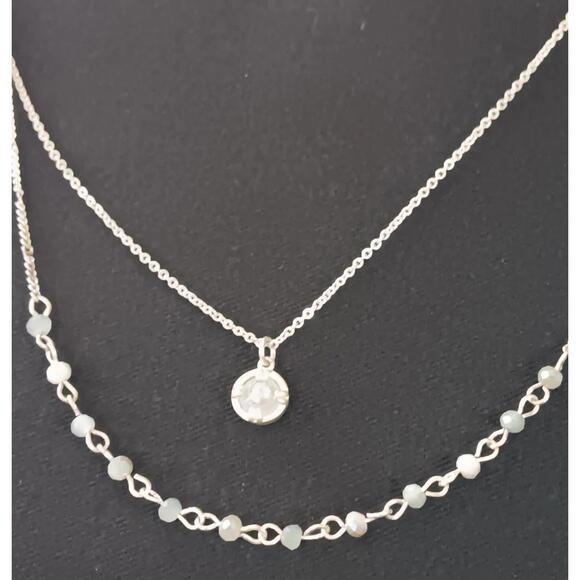 LC Lauren Conrad | Jewelry | Lc Delicate Double Strand Silver Tone ...